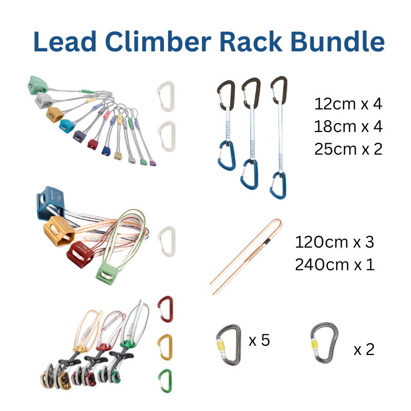 Lead Climbing Full Rack Pack (Trad) BUNDLE – The Adventure Hub